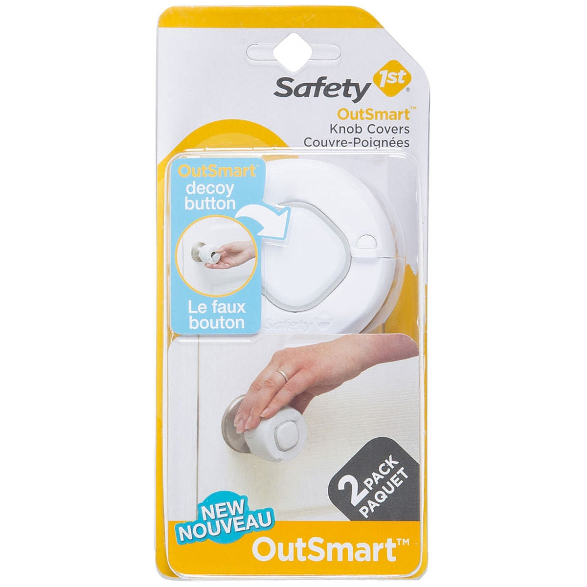 Knob Covers with decoy Button Safety 1st